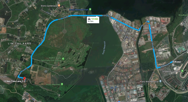 How To Get There - Gallop Kranji Farm Resort